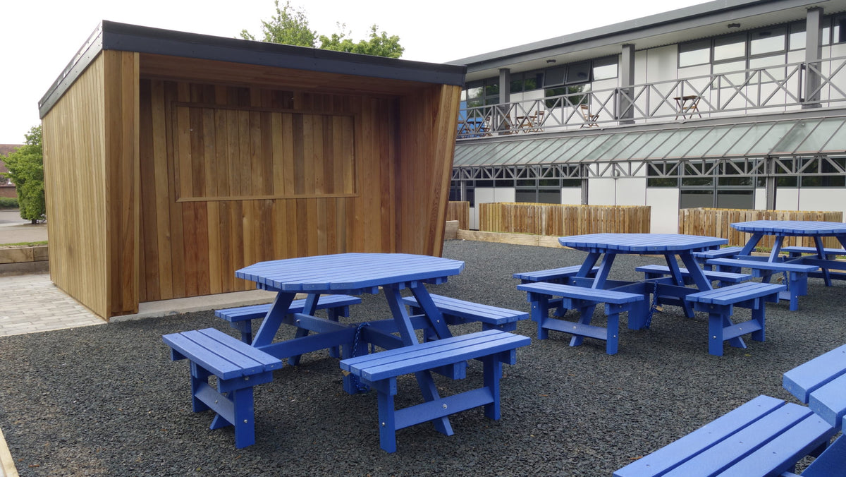 Transforming an outdoor rest area with recycled rubber chipping – Safer ...